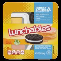 Lunchables Turkey & American Cheese Cracker Stackers Kids Lunch Snack 3 ...