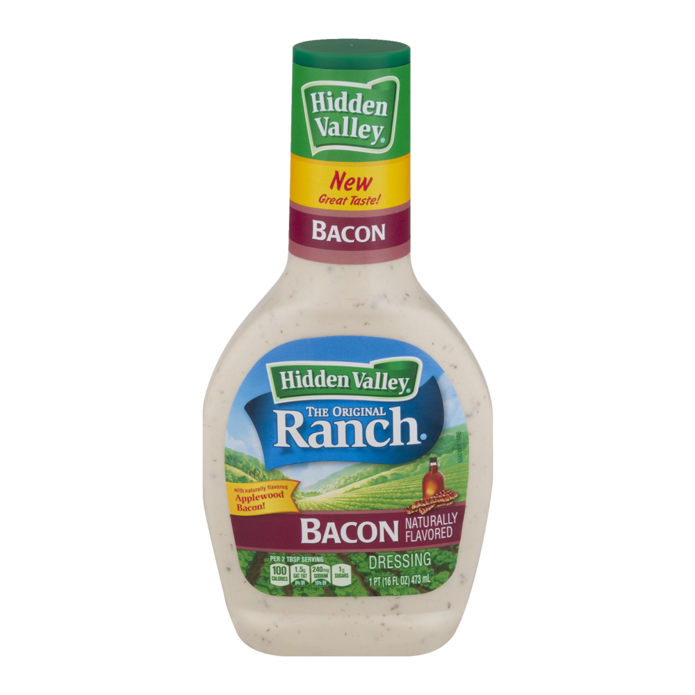 Hidden Valley Ranch Dressing With Bacon 16oz | Garden Grocer