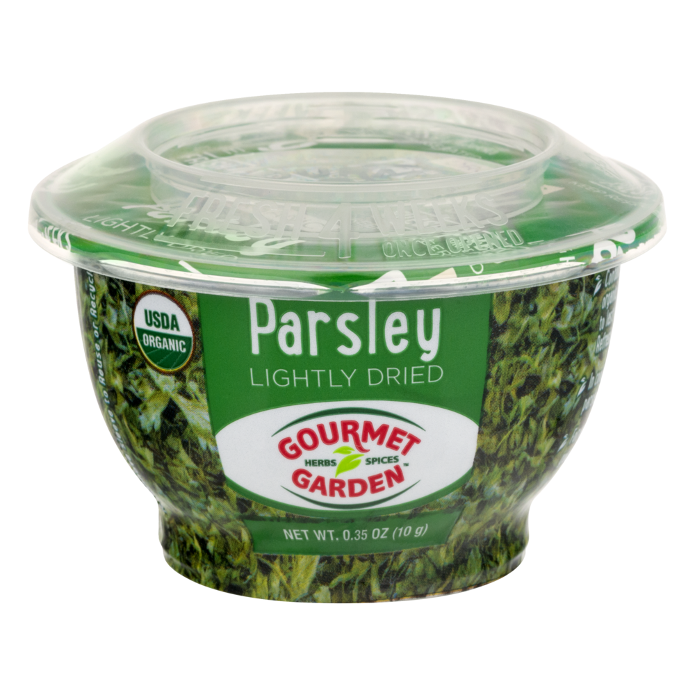 Gourmet Garden Parsley Lightly Dried 0.35oz Tub | Garden Grocer