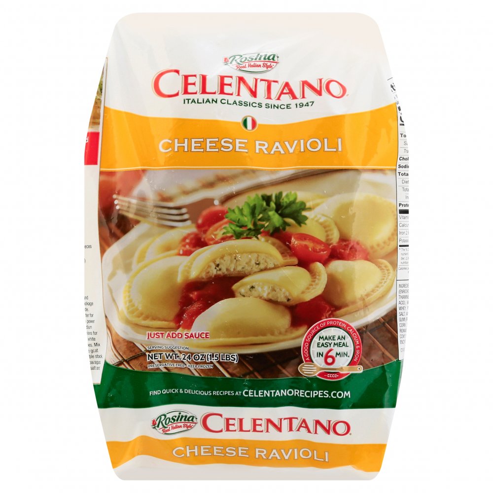 Celentano Large Cheese Ravioli 24oz PKG | Garden Grocer