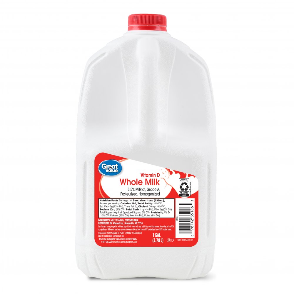 Store Brand Milk Whole Vitamin D 1 Gallon Garden Grocer Store Brand Milk Whole Vitamin D 1 Gallon Garden Grocer