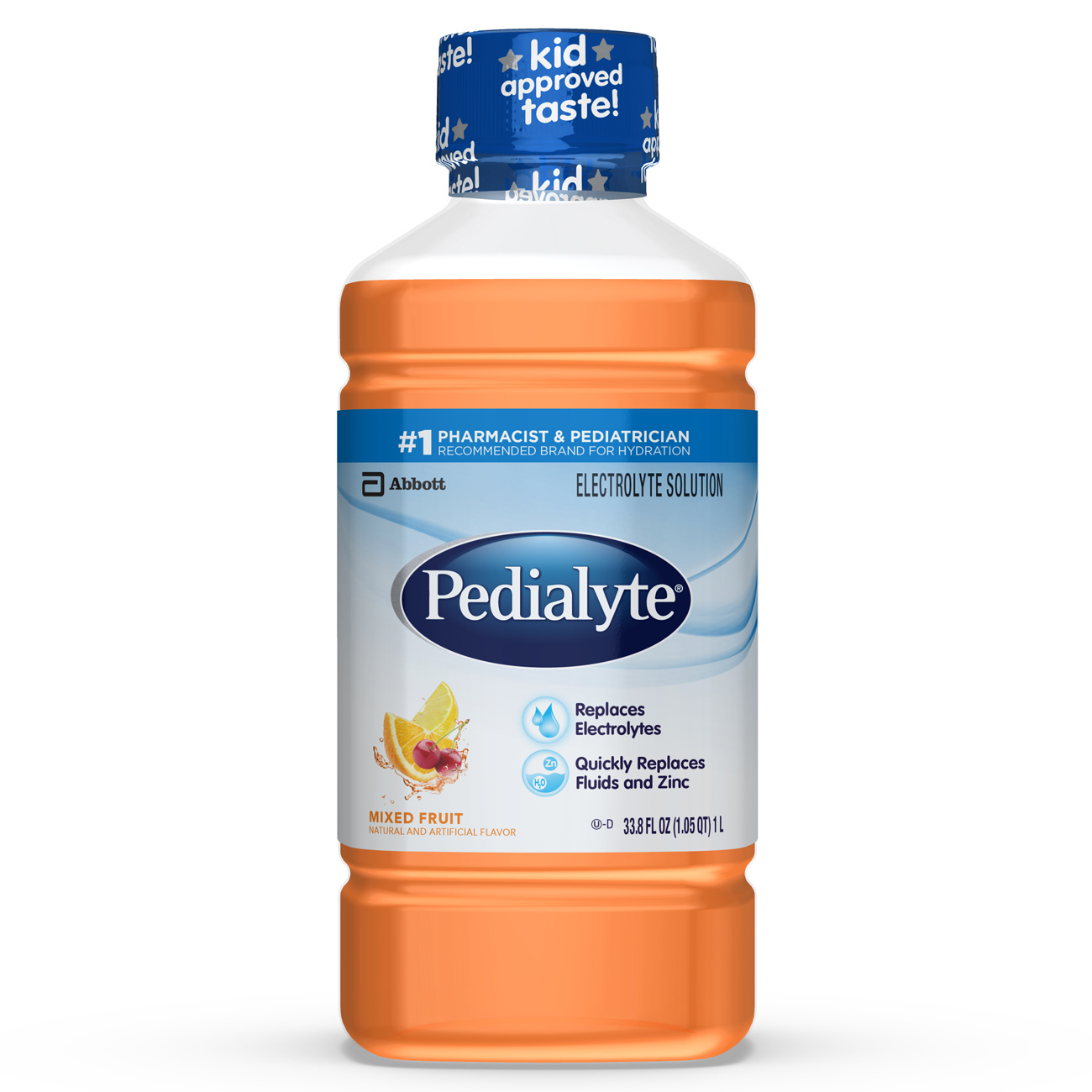 Pedialyte Oral Electrolyte Maintenance Solution Fruit Flavor 1LTR Pedialyte Oral Electrolyte Maintenance Solution Fruit Flavor 1LTR