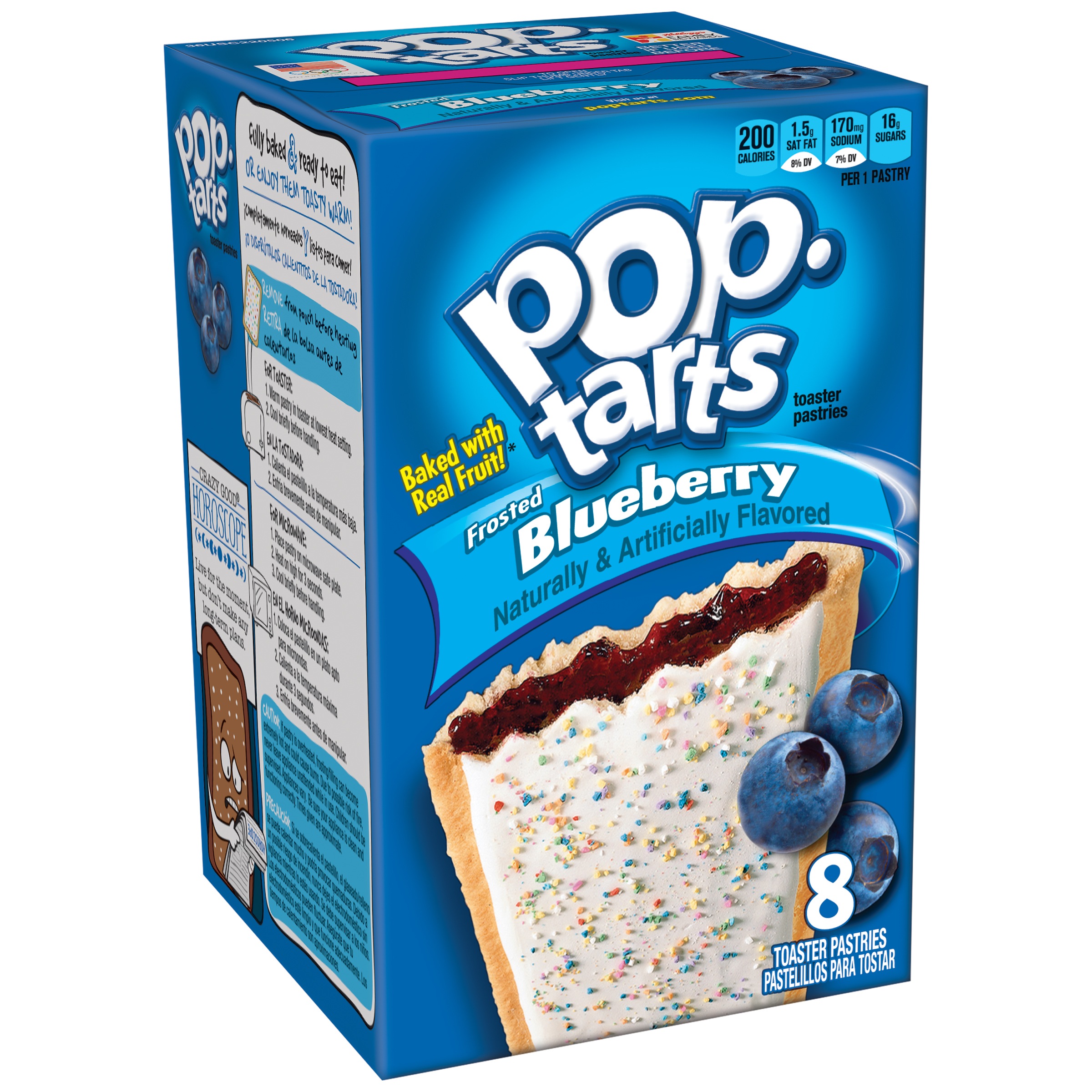 Kellogg s Pop Tarts Frosted Blueberry 8CT 14 7oz Box Garden Grocer Kellogg s Pop Tarts Frosted Blueberry 8CT 14 7oz Box Garden Grocer