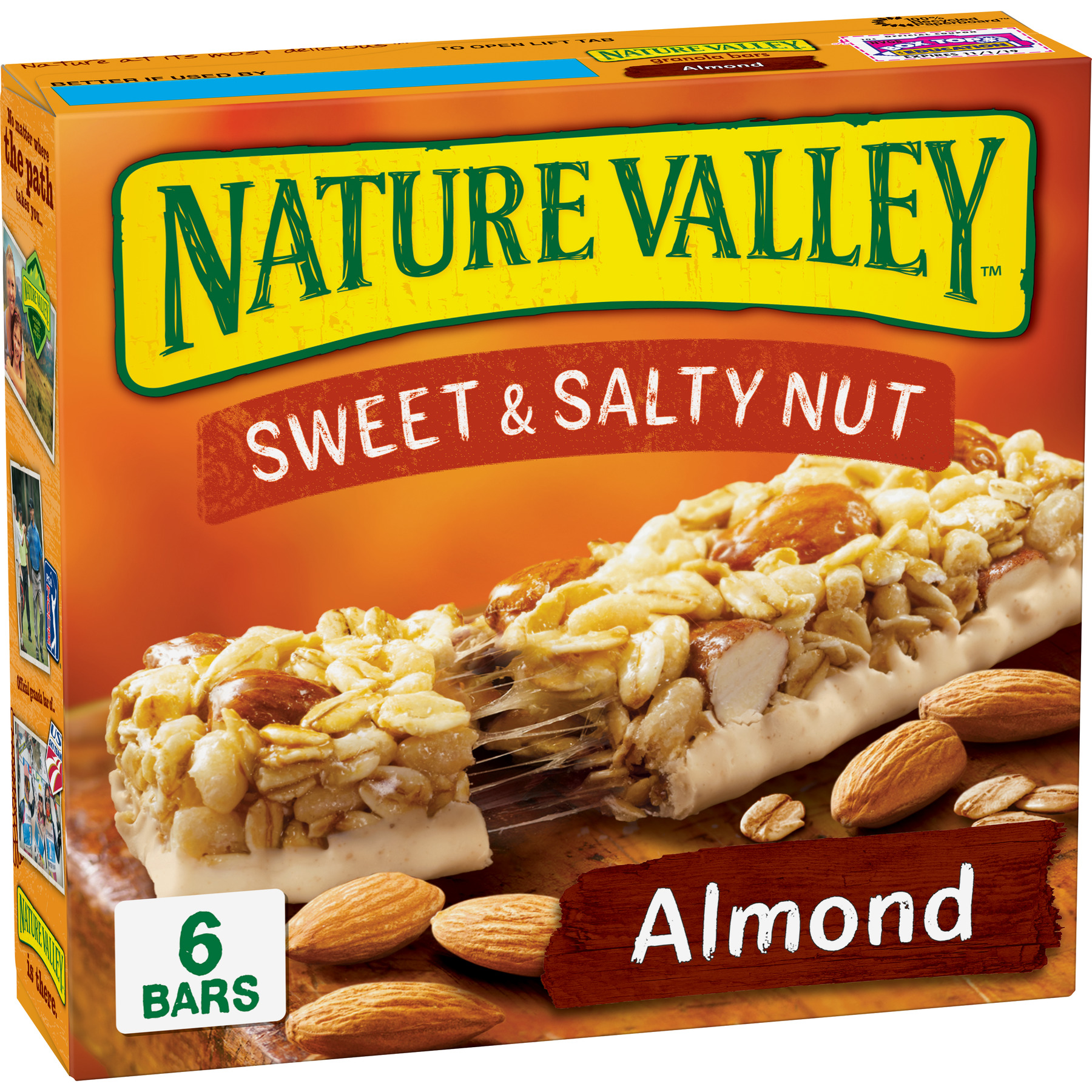 Nature Valley Sweet Salty Nut Almond Granola Bars 6 Bars 7 4oz Nature Valley Sweet Salty Nut Almond Granola Bars 6 Bars 7 4oz