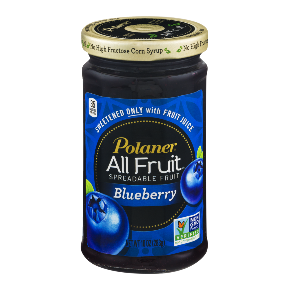 Polaner All Fruit Spreadable Fruit Blueberry 10oz Jar | Garden Grocer