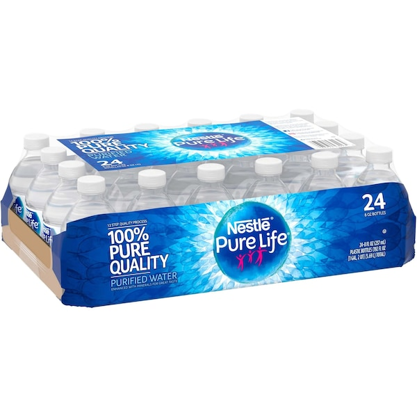 Nestle pure life water 24pk 8 fl oz | Garden Grocer
